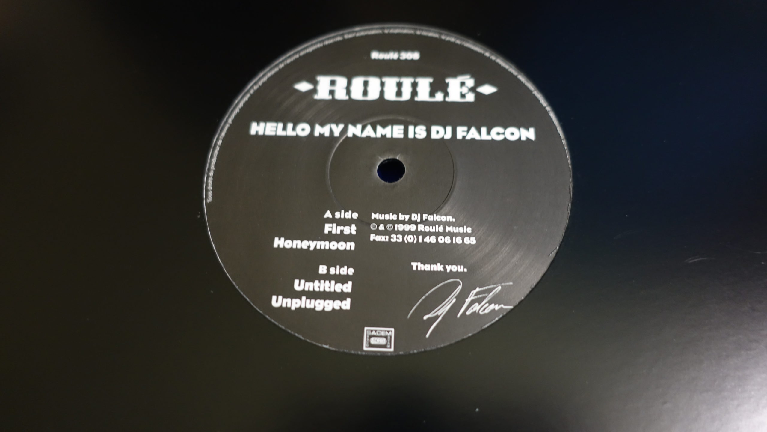 DJ Falcon – Hello My Name Is DJ Falcon – Roulé – 12″, RP – Vinylmixer.com